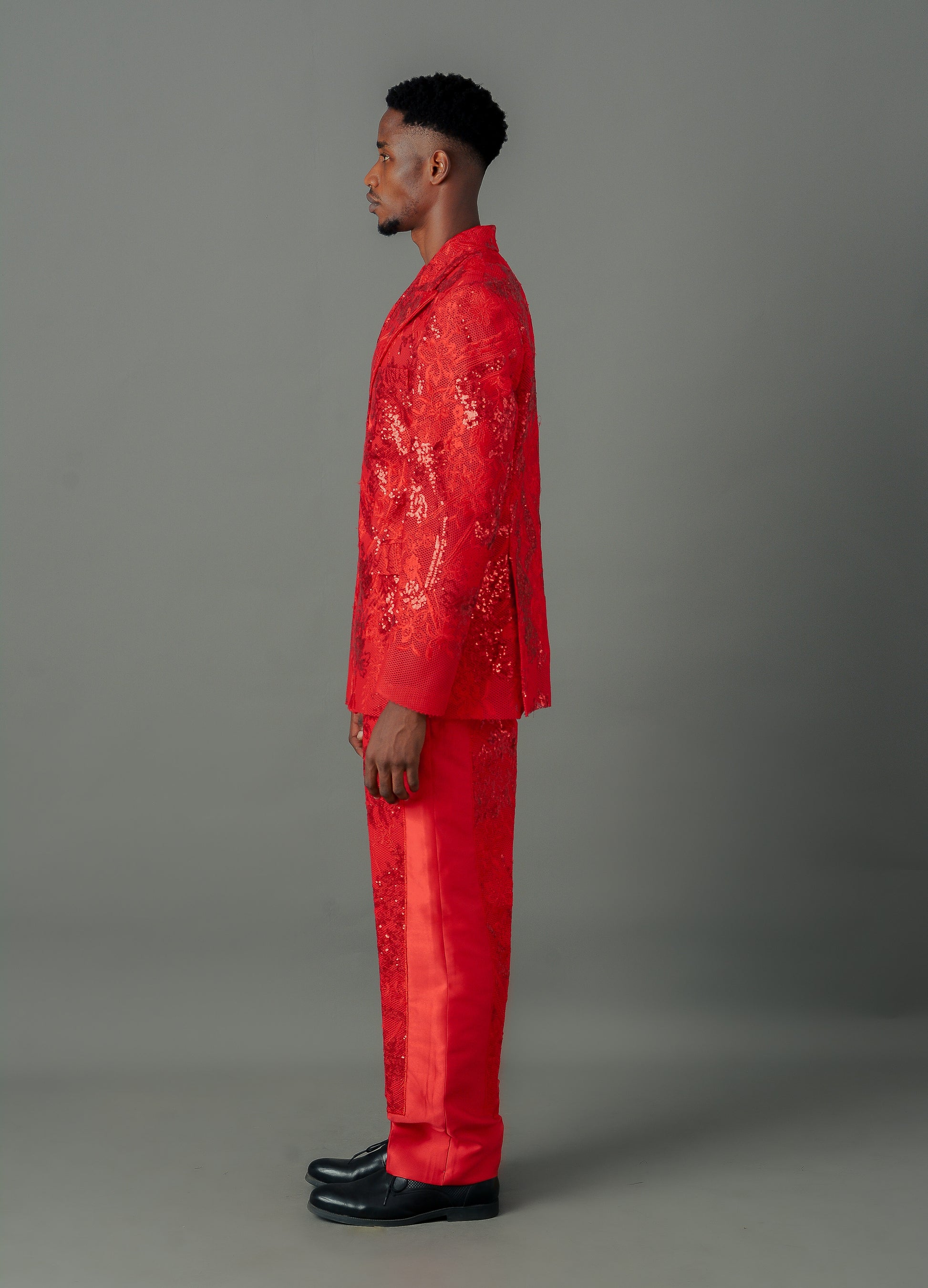 Red Gusau Nomad Suit – Kamsi TCharles